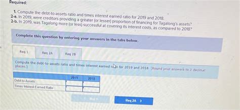 Solved E10 10 Algo Calculating And Interpreting The