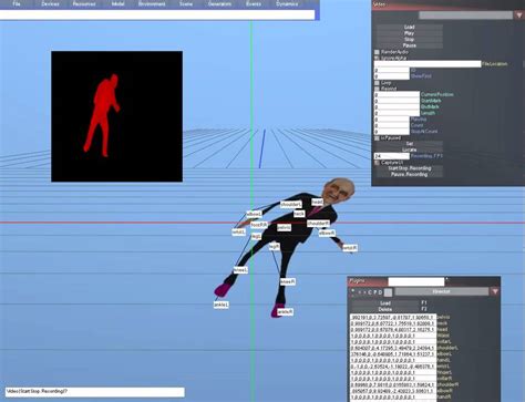 Kinect And Openni Skeleton Position Tracking Youtube