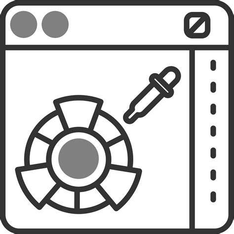 Color Wheel Vector Icon 19768740 Vector Art At Vecteezy