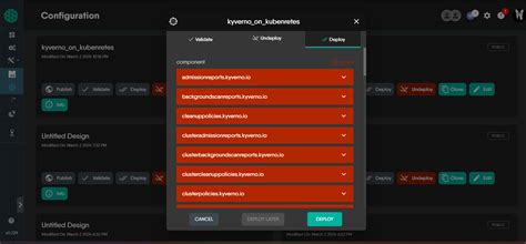 trying to deploy kyverno admission controller on meshery playground but unexpectedly facing 42