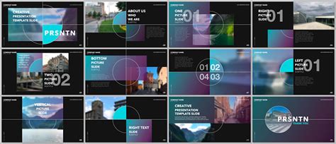 최소한의 프리젠 테이션 디자인 검은 배경에 요소와 포트폴리오 벡터 템플릿 프리젠 테이션 슬라이드 전단지 전단지 브로셔 커버 보고서 마케팅 광고를위한 다목적 템플릿 0명에