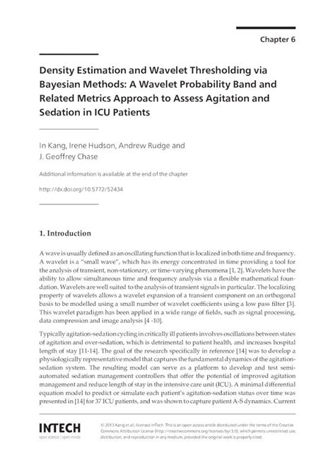 Pdf Density Estimation And Wavelet Thresholding Via Bayesian