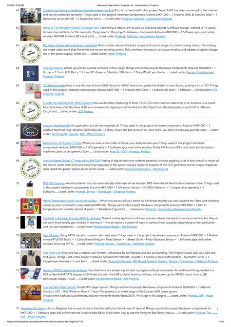Advanced View Arduino Projects List Use Arduino For Projects 3 Pdf