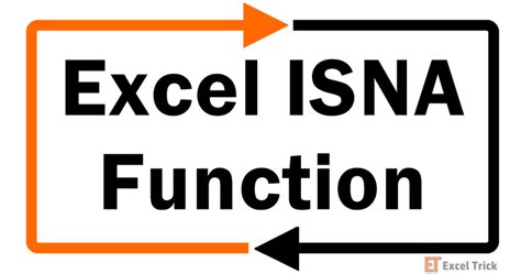 Excel ISNA Function How To Use