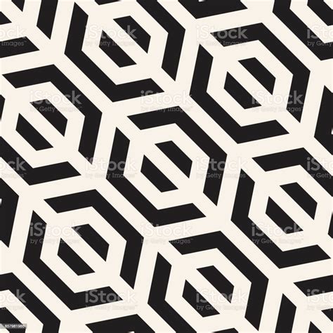 Vector Seamless Pattern Repeating Lattice Abstract Background Linear