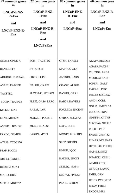 2 Common Genes Of Microarray Condition Download Scientific Diagram