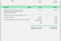 Software Development Invoice Template In Invoice With Regard To Software Development