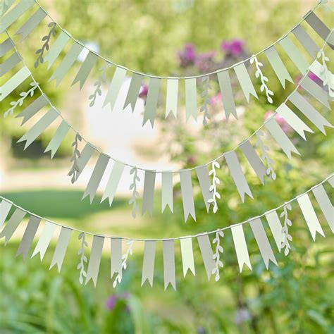 Slinger Sage Green 5 Meter Feestwarenhuis Nl