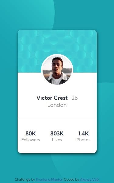 Front End Mentor Challenge