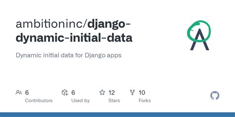 github ambitioninc django dynamic initial data dynamic initial data