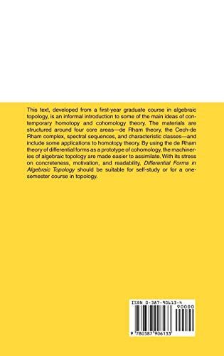 Differential Forms In Algebraic Topology Graduate Texts In Mathematics 82 Pricepulse