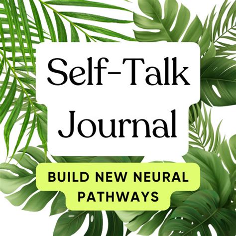 31 Day Negative Self Talk Journal Self Help Journal Prompts Therapy