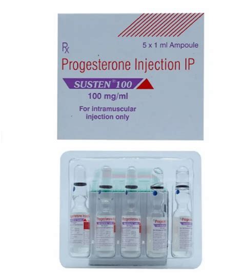 Progesterone 100 Mg Injection Packaging Size 2 Ml At ₹ 500 Piece In Ghaziabad