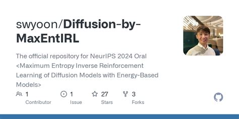 Github Swyoon Diffusion By Maxentirl The Official Repository For Neurips Oral