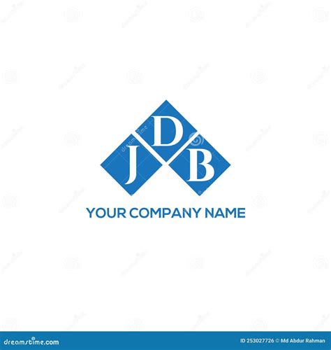 Jdb Letter Logo Design On Black Background Jdb Creative Initials