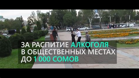 В Кыргызстане увеличили штрафы за распитие алкоголя и за мат в