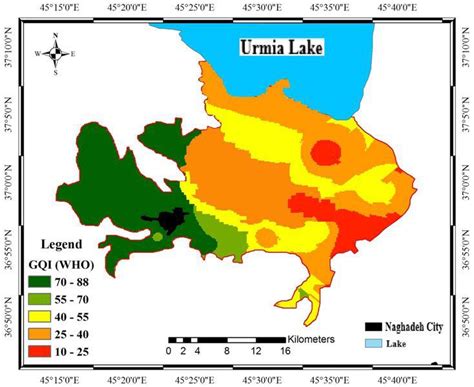Groundwater Quality Index Gqi Map According To Who Standard Download Scientific Diagram