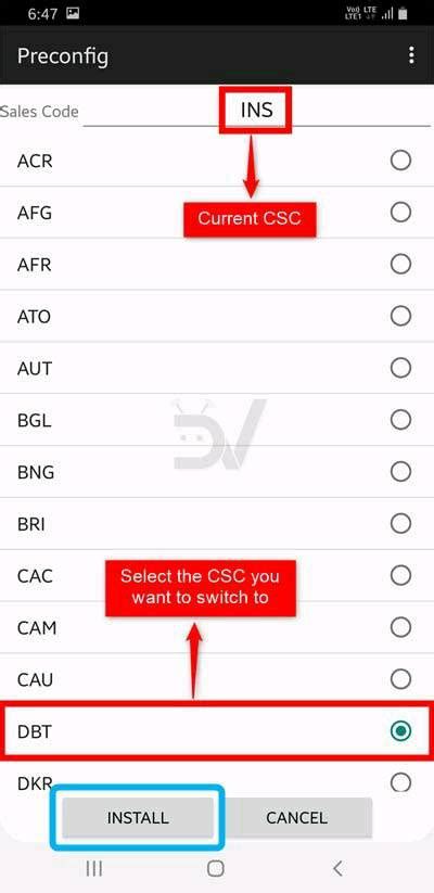 How To Change CSC On S20 From XSG To INS Samsung Members