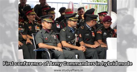 First Conference Of Army Commanders In Hybrid Mode