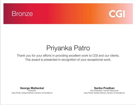 Priyanka Patro On Linkedin Cgi