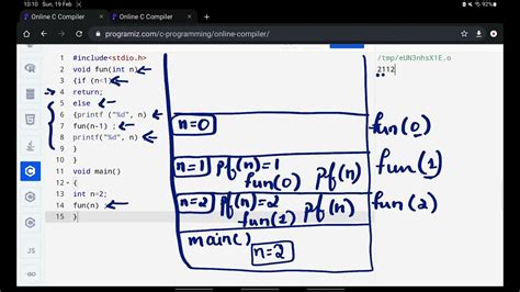 recursion in c introduction to recursion problem on recursion youtube