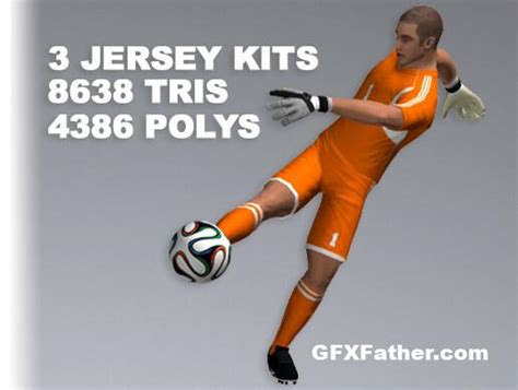 Unity Asset Goalkeeper Player 8638 Tris V10 Gfxfather