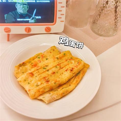【快手早餐 鸡蛋饼的做法步骤图，怎么做好吃】圆圆小厨房y下厨房