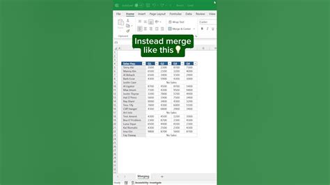 How To Merge Cells 💡 Excel Exceltips Exceltricks Exceltutorial Automation Microsoftexcel
