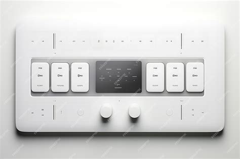 Neumorphic Ui Ux White User Interface Elements Premium Ai Generated Image