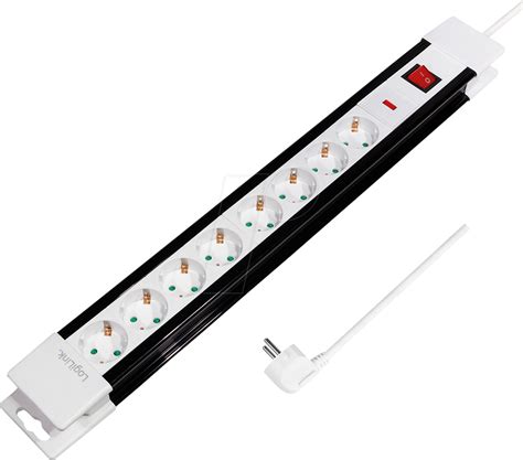 LOGILINK LPS207 Socket Outlet 8 Sockets With Switch 3 M Black At Reichelt Elektronik