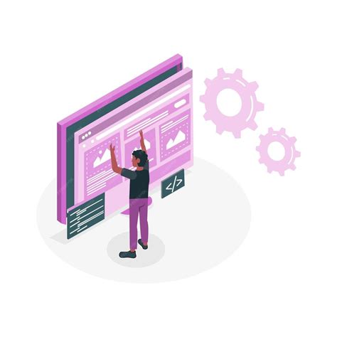 Premium Vector People Interacting With Charts And Analyzing