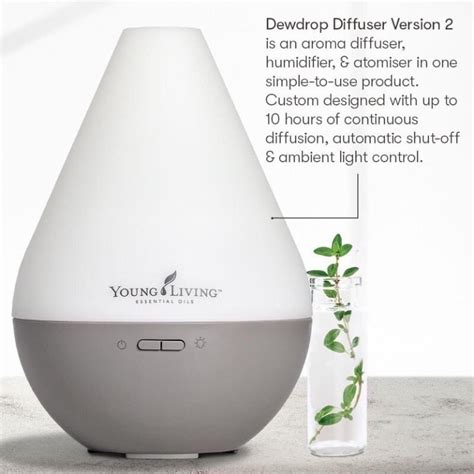 Young Living Dew Drop Diffuser Diffuser Only Furniture And Home Living