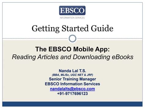 Ebsco Mobile App Tutorial Pdfpdf