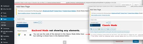 php wordpress invalid range in character class after update stack