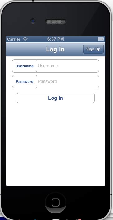 ISignUp IOS 6 Parse SourceCodester