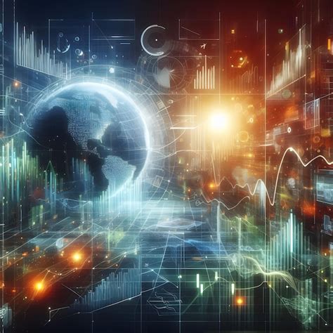 Mostrar Datos Dinámicos Gráficos Y Gráficos Abstractos Con Mayor Brillo Y Espacio De Copia De