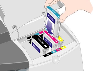 Hp Designjet Printer Series Replace Ink Cartridges Hp Customer Support