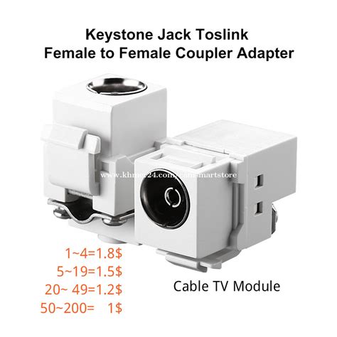 Utp Cat6 Network Module Rj45 Connector Information Socket Computer Coupler Adapter Ethernet Jack