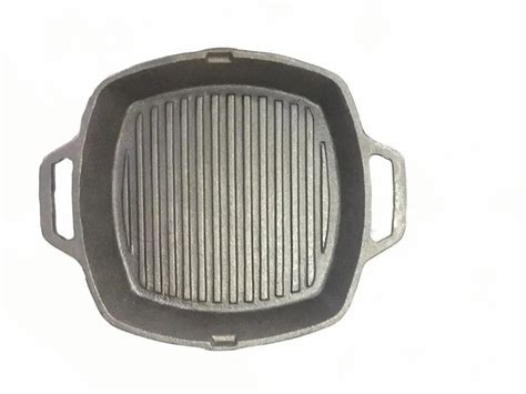Black Cast Iron Square Grill Pan At Rs 727piece In Madurai Id 25583260562