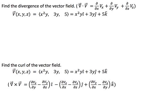 Solved Find The Divergence Of The Vector Field Chegg