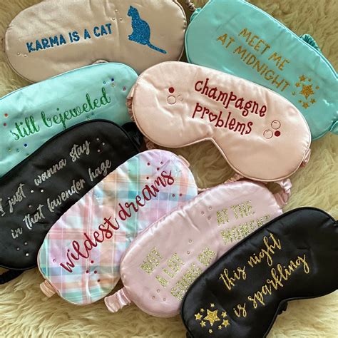custom eye mask taylor swift eye mask custom adults and etsy