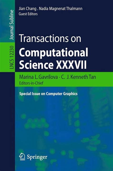 Lecture Notes In Computer Science 12230 Transactions On Computational