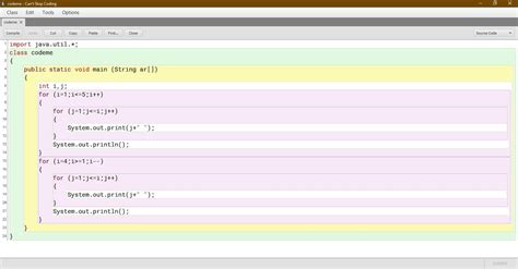 Wap In Java To Print The Following Pattern 1 1 2 1 2 3 1 2 3 41 2 3 4