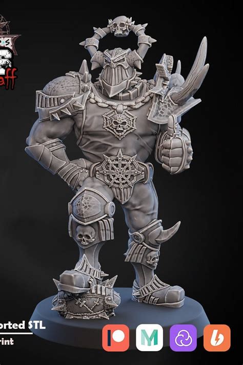 Lord Bordak Figure For Fantasy Football Game Etsy