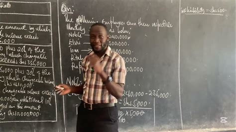 Basic Tax Computations—part 3 Computation Of Paye Youtube