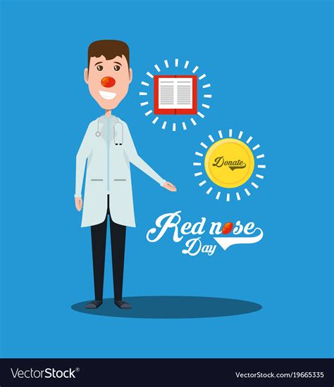 Red Nose Day Design Royalty Free Vector Image Vectorstock