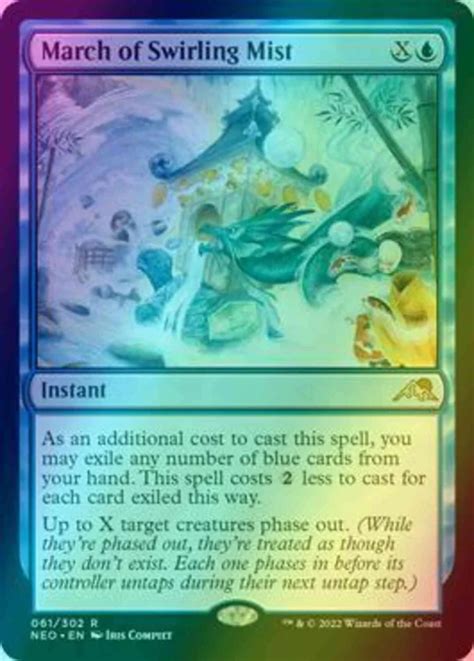 March Of Swirling Mist 61 Kamigawa Neon Dynasty Foil