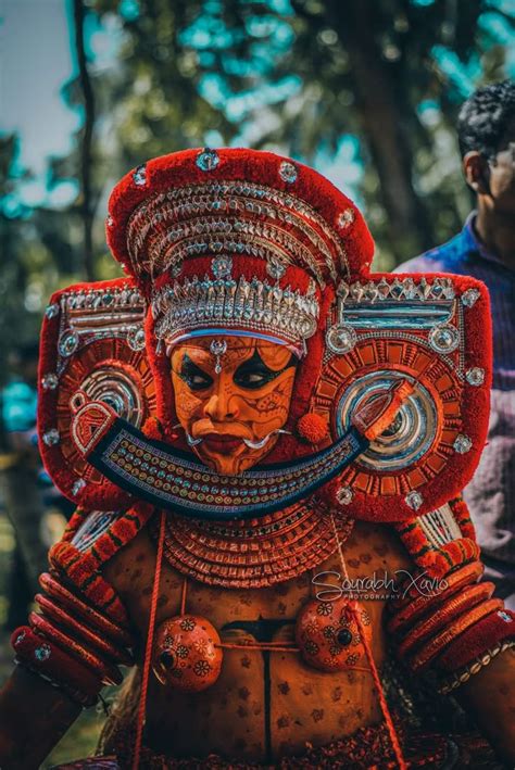 Pin By S V On Theyyam Indian Folk Art Bike Drawing Goddess Artwork