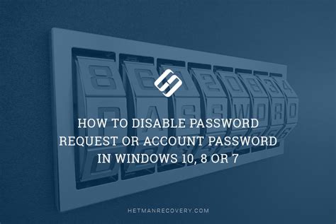 Disable Windows Password Easy Steps For Windows 10 8 7