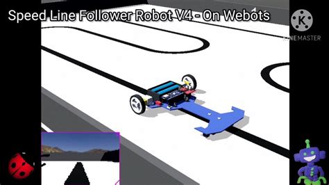 Speed Line Follower Robot V4 On Webots Youtube